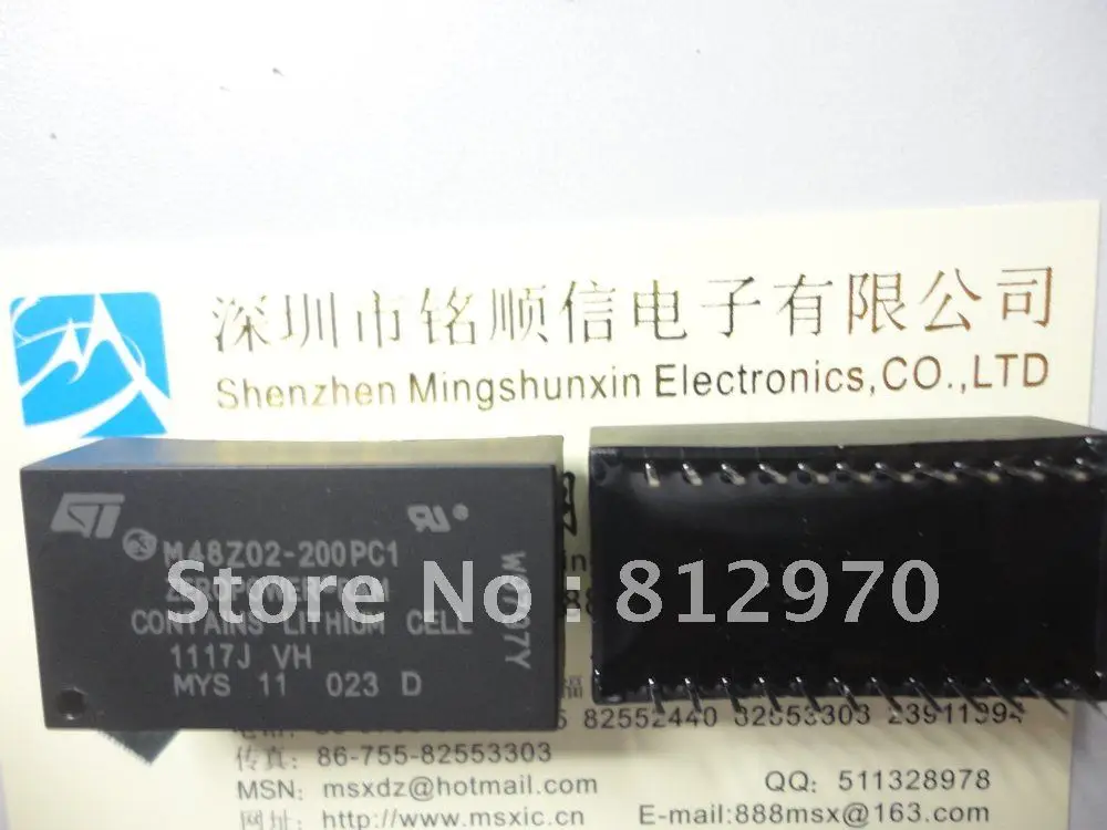 M48Z02 200PC1,5V, 16 Kbit (2Kb x 8) ZEROPOWER SRAM,new and original ...