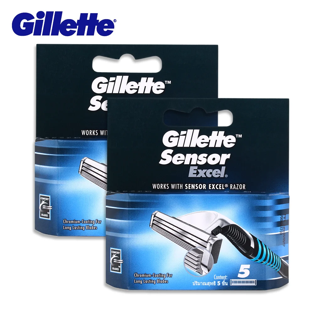Aliexpress.com : Buy Gillette Sensor Excel Razor Blade Shaving Razor ...