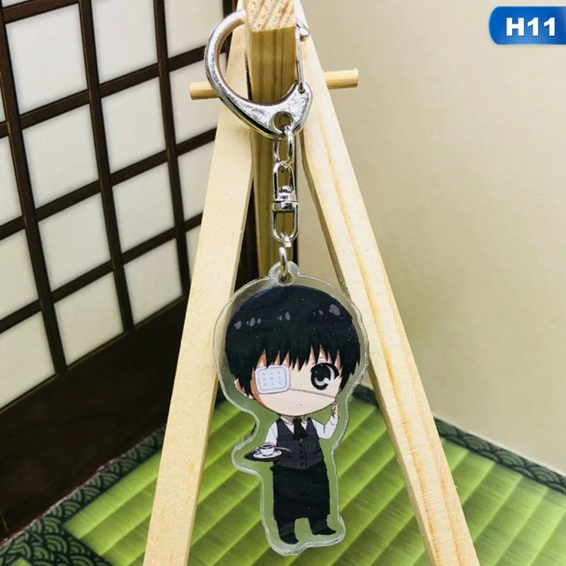16 Styles Acrylic Keychain Anime Tokyo Ghoul Kaneki Ken Kirishima Touka ...