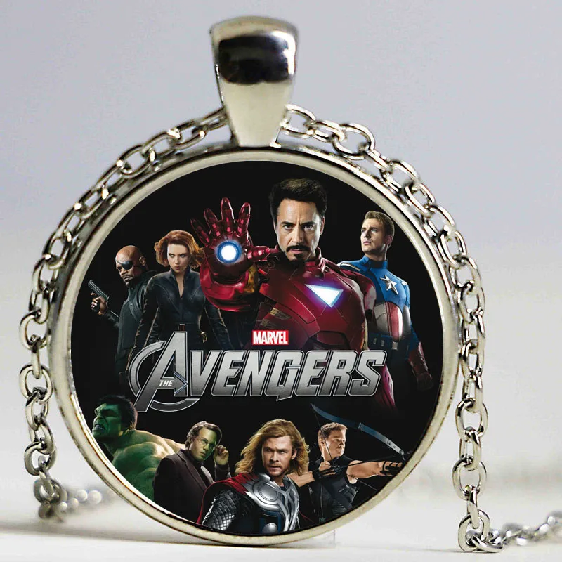 Super Heroes Metal Pendant Cosplay Necklace Fashion Necklace for Men ...