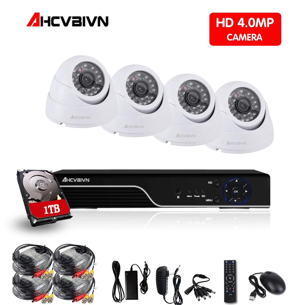 Aliexpress.com : Buy 4CH AHD DVR KIT 4MP CCTV System Record 4MP HD ...
