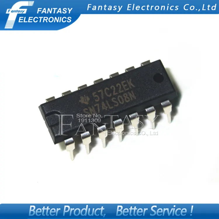 10PCS SN74LS08N DIP14 SN74LS08 DIP 74LS08N 74LS08 new and original IC ... 10PCS SN74LS08N DIP14 SN74LS08 DIP 74LS08N 74LS08 new and original IC ...