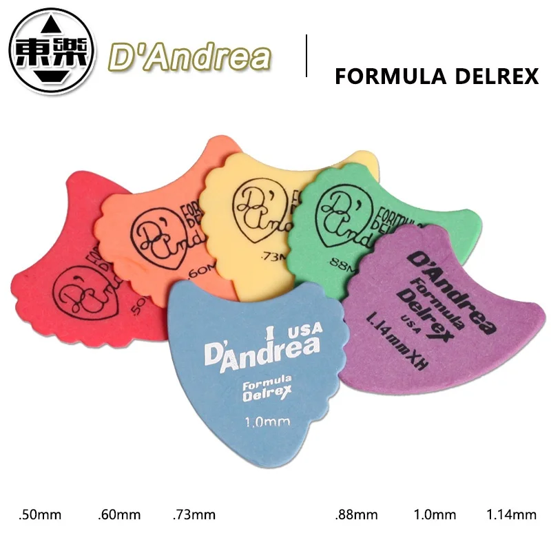 D'andrea Formula Delrex D390 Shark Fin Shape Guitar Pick Plectrum ...