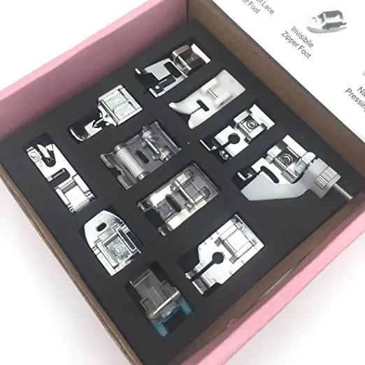 11PCS MULTIFUNCTION PRESSER FOOT SPARE PARTS ACCESSORIES FOR SEWING ...
