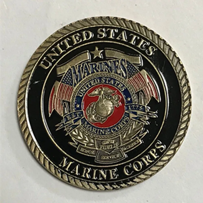 100 Pcs Non Magnetic The Marine Corps Badge Release The Dogs Of War ...