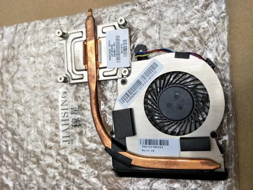 Cooler para cpu hp probook 4340s, dissipador de calor com ventilador ...