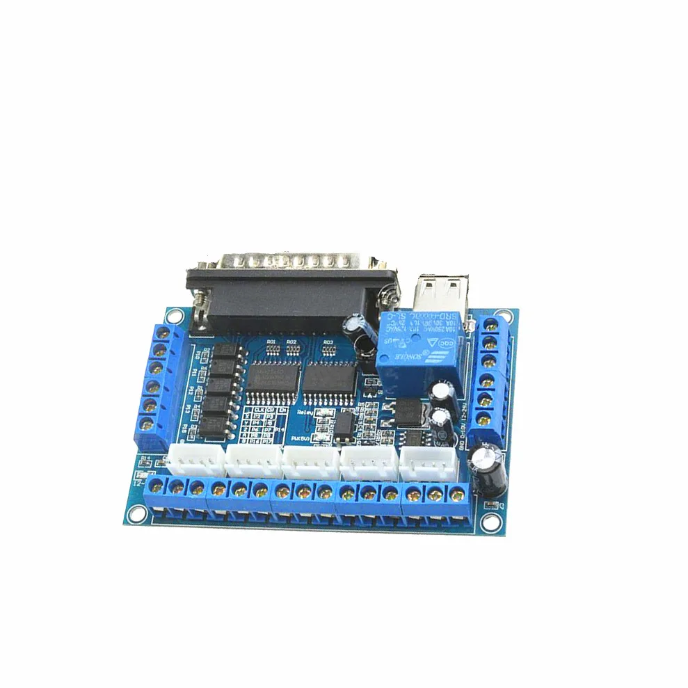 1pc 5 axis CNC Breakout Board with USB Cable for Stepper Motor Driver ...