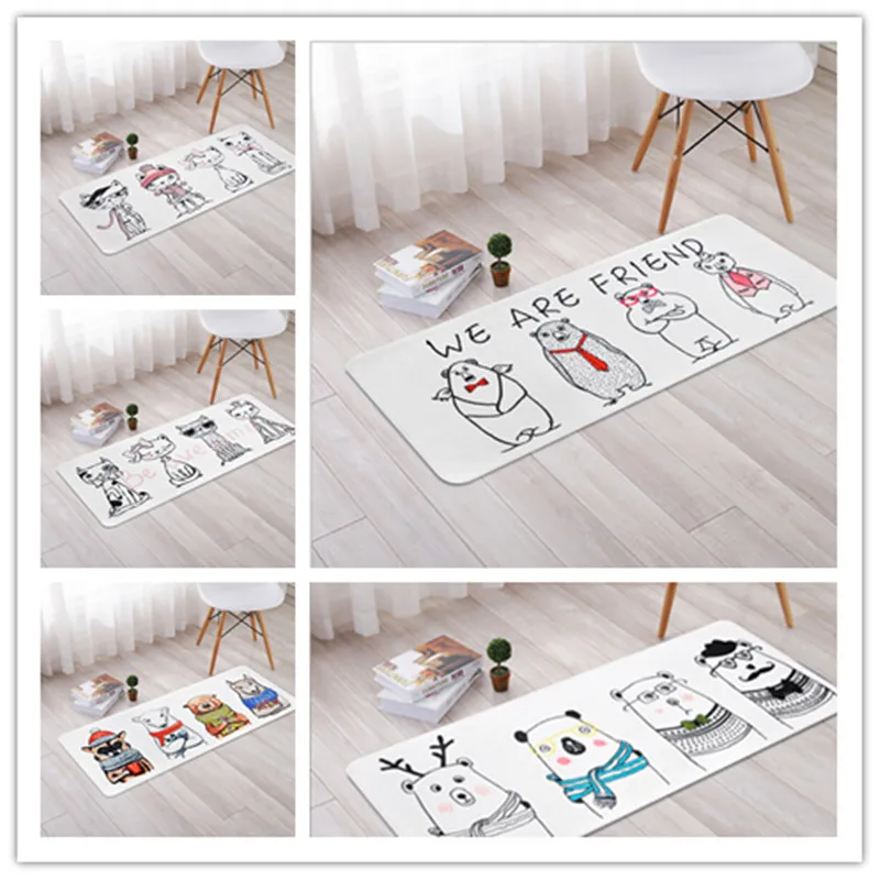 New Cartoon Hand-drawn Kids Carpet Child Living Room Game Rug Baby ...