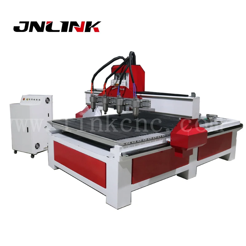 Pneumatic multi head cnc router for woodworking, Aluminum , PVC ...