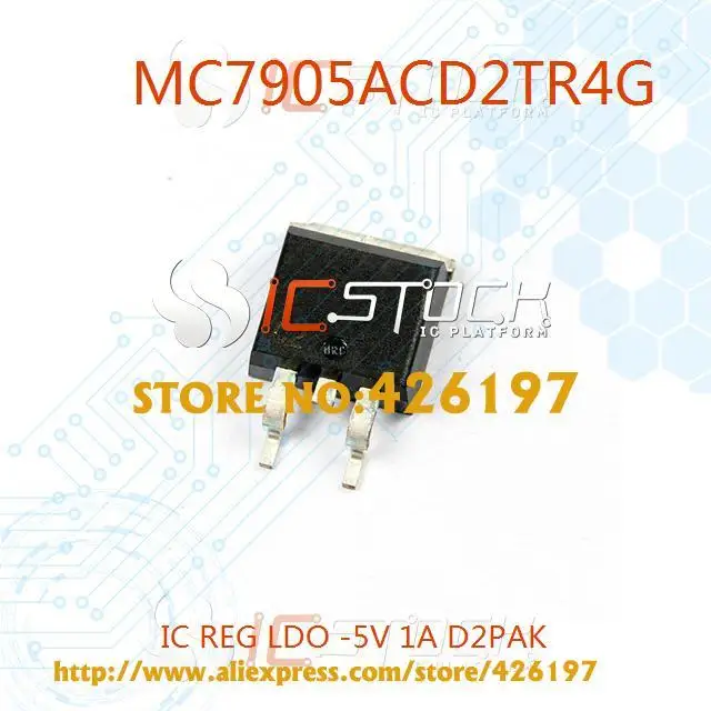 Envío Libre MC7905ACD2TR4G IC REG LDO 5 V 1A D2PAK 7905 MC7905 10 UNIDS ...