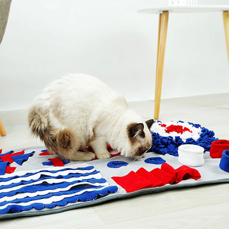 Dog Snuffle Mat Slow Feeding Dog Cat Food Mats Nose Work Pet Activity ...