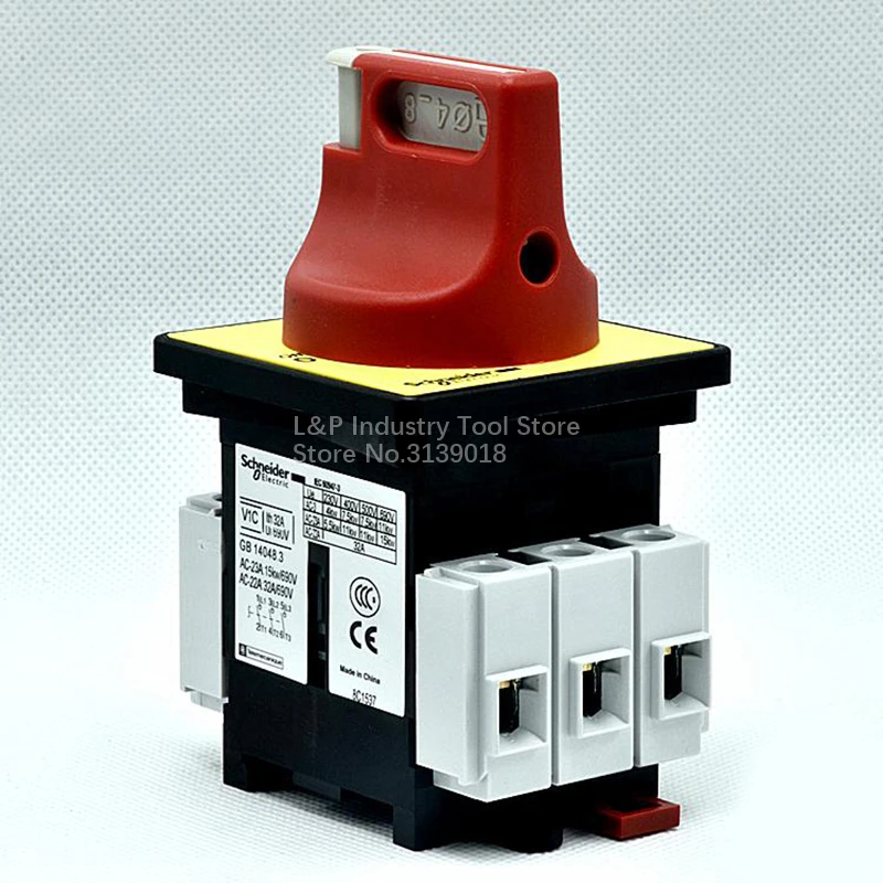 New Original Schneider 32A 3P VCF1C ( V1C + KCF1PZC ) Load Switch Body ...