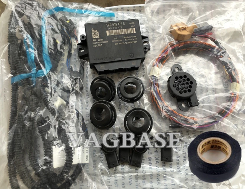 FOR VW Tiguan 5N Rear OPS 4K Park Pilot 4 Parking Sensors Kit 5KD 919 ...