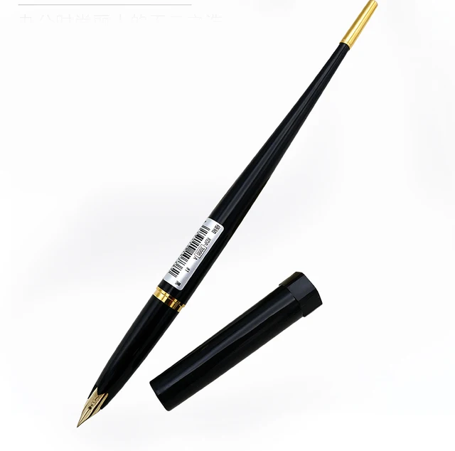 Original Platinum 14K Gold Pen Long Rod Hex Non slip fountain pen long ...
