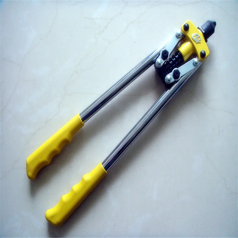 Free Shipping double hand riveter hand riveting gun yellow|rivet gun ...