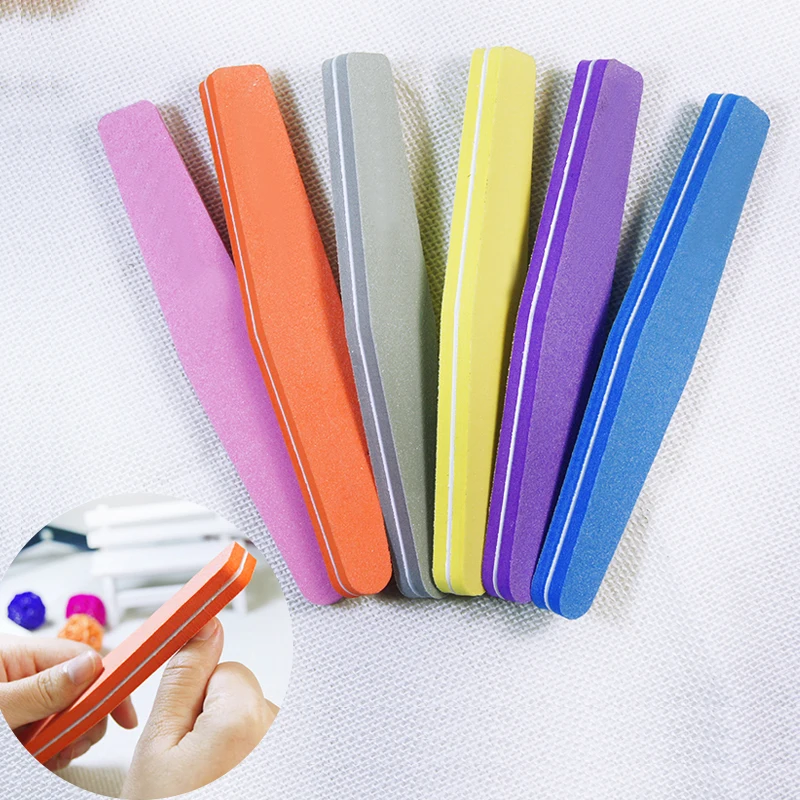 Fulljon Nail Files Sandpaper Nail Art Sanding Buffer Block Pedicure