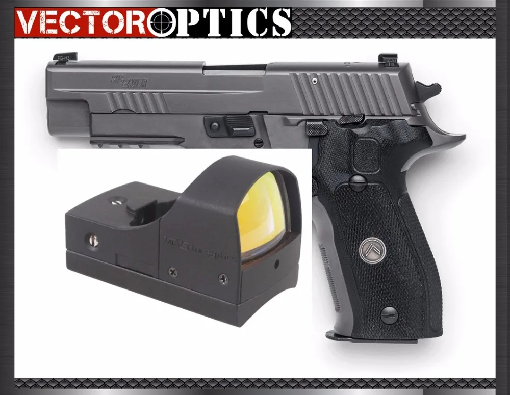 TAC Vector Optics SIG P226 Pistol Tactical Mini Sphinx 1x22 Reflex Red ...