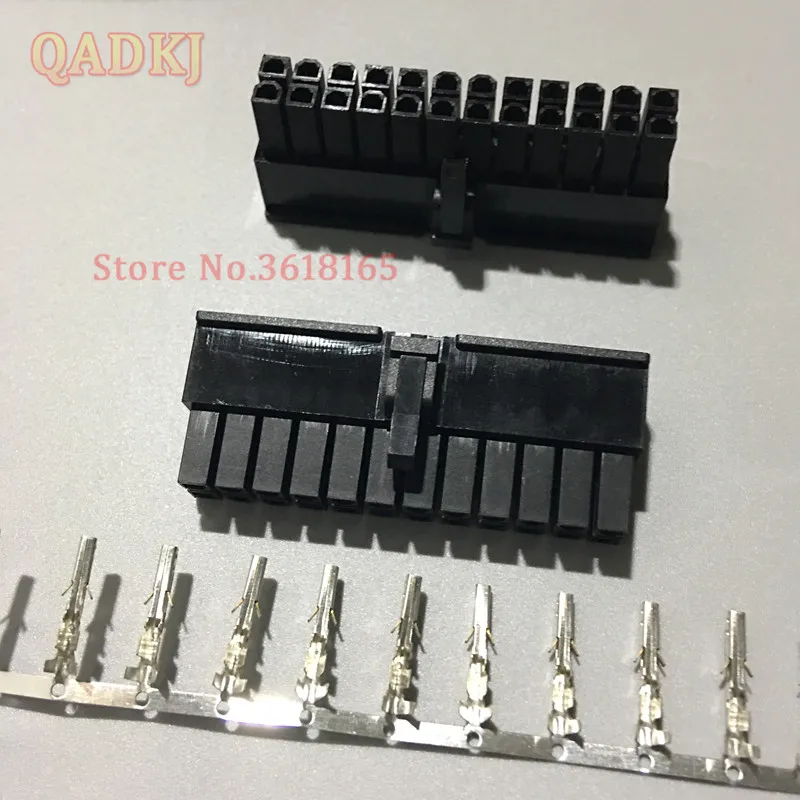 10 Set 4.2mm Connector plug 24Pin 5557 Male Housing+Terminals male ...