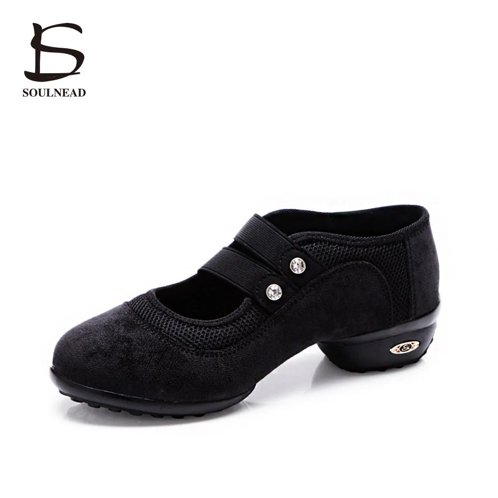 2017 Summer Adult Ladies Square Dance Shoes Modern Jazz Shoes Salsa ...