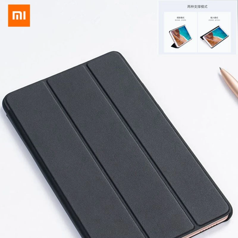 Official Smart Cover for Xiaomi Mi Pad 4 Tablet Case Flip PU Leather+PC ...