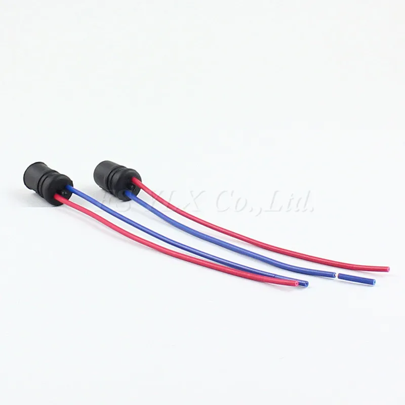 Fsylx 300pcs Led T10 Socket T10 Soft Bulb Holder Adapters Cable Led