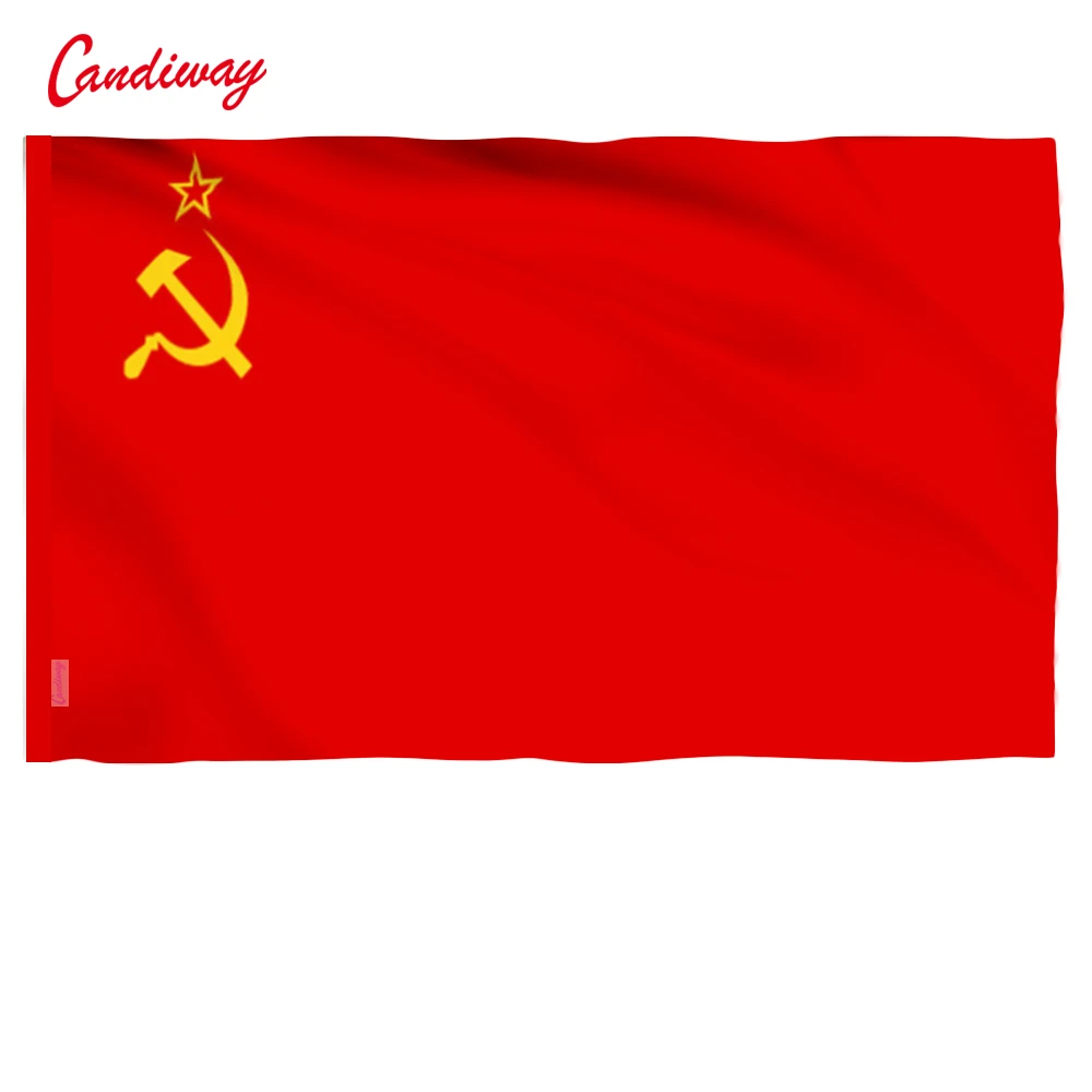 90 x 60 cm CCCP flag Red revolution Union of Soviet Socialist Republics ...