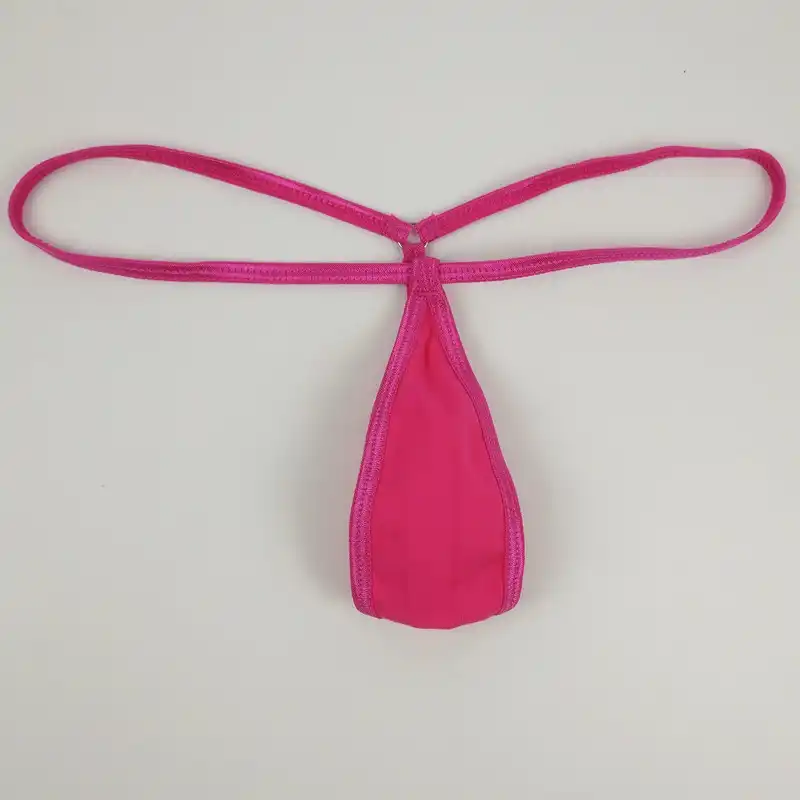 women Sexy Teardrop Thongs G Strings cotton mesh Transparent Mini Micro ...