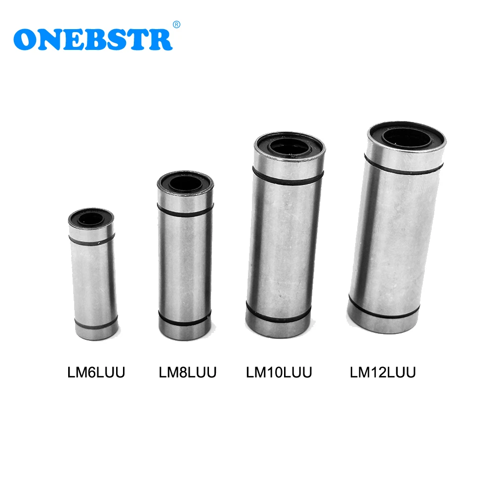 Linear Bearing Extended Type LM6LUU LM8LUU LM10LUU LM12LUU CNC Linear ...
