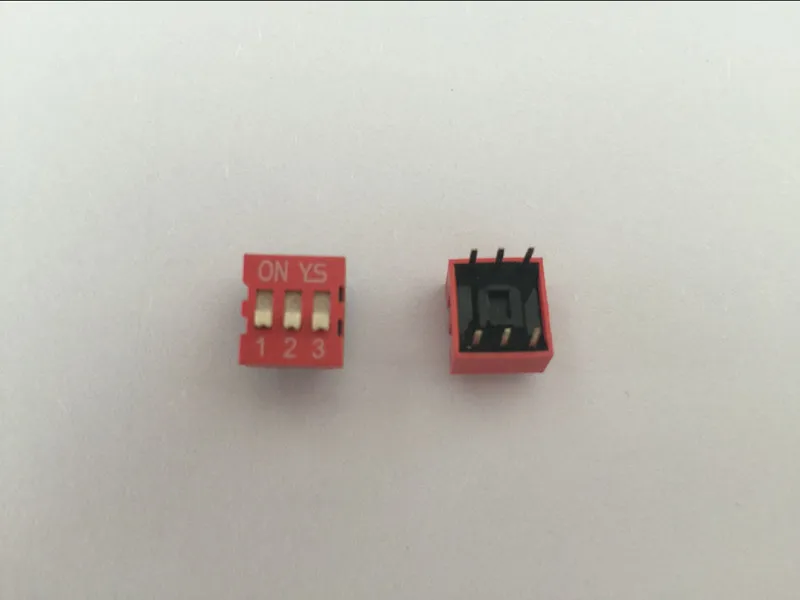 20PCS-3P-3-Position-DIP-Switch-2-54mm-Pitch-2-Row-6-Pin-Slide-DIP ...