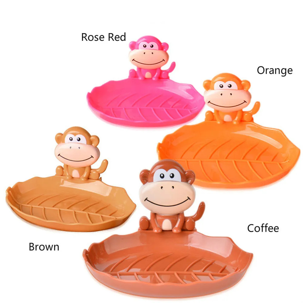1piece Monkey Cartoon Soap Tray Holder Storage Creative Soap Box Bath ...