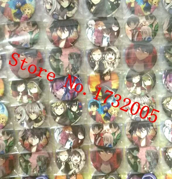 New 48pcs/set Japanese anime Pin Badges,Round Brooch Badge Kids ...
