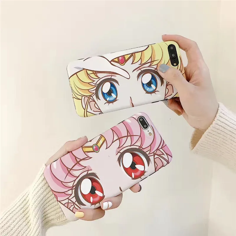 Japanese cartoon girl phone case For iphone XS MAX XR X fashion TPU ...
