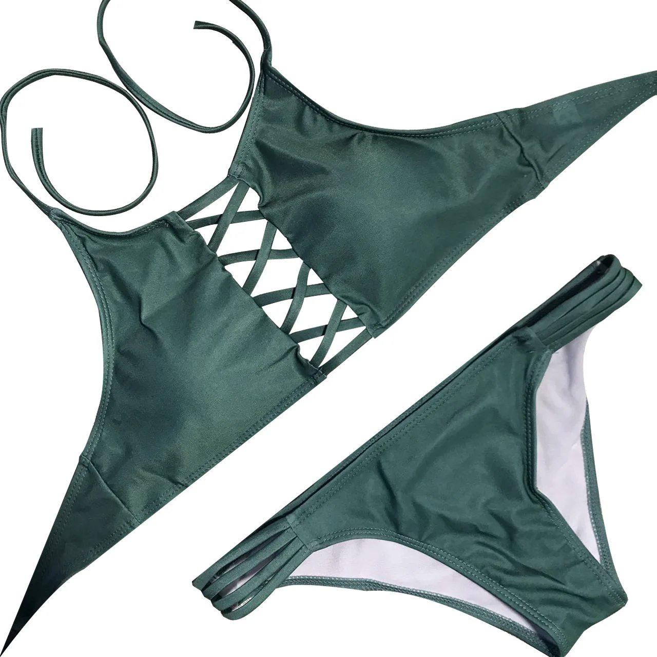 Women Bikini Swimwear Swimsuit Split Bikinis Beachwear Swimsuits Sexy