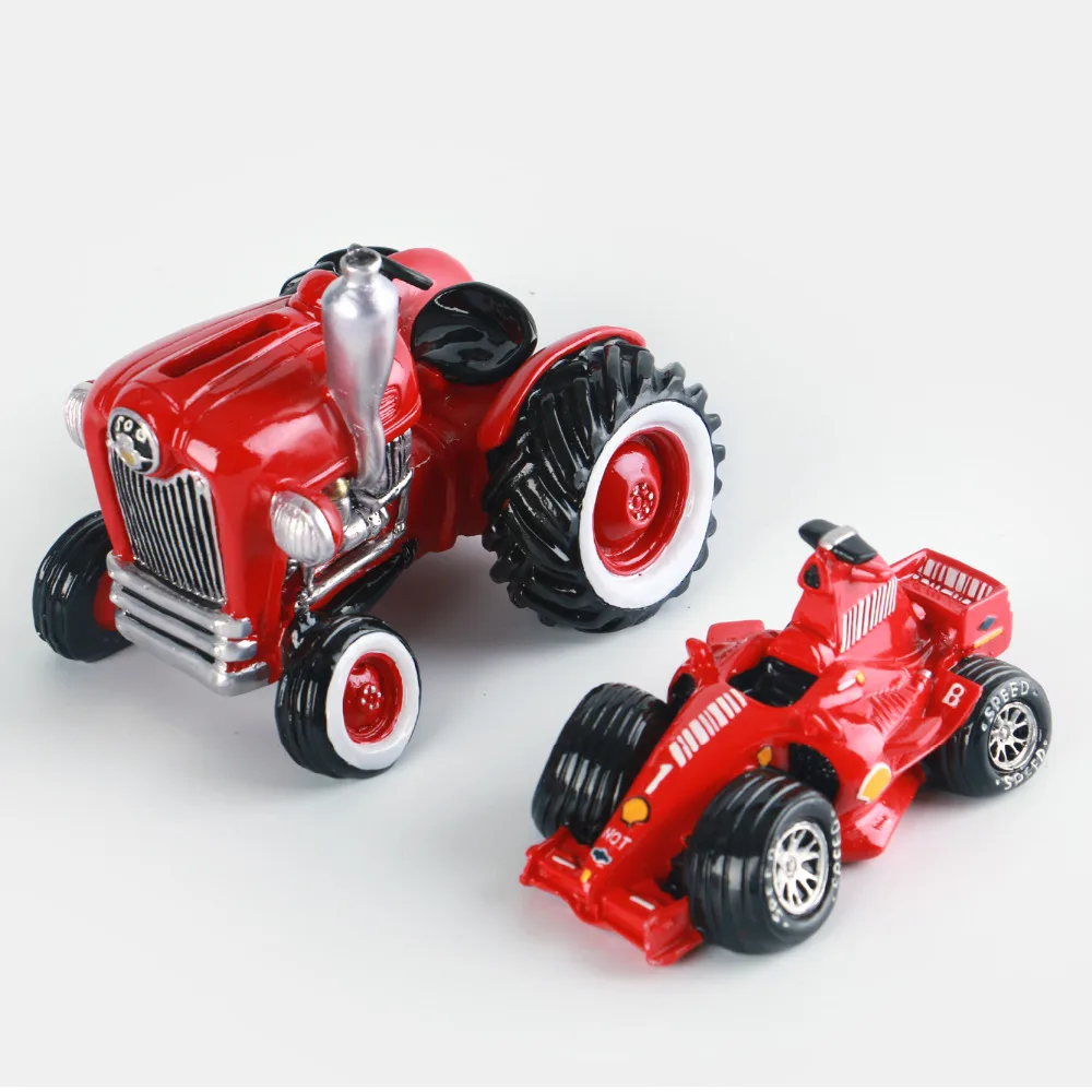 Car Collection Coin Bank (red Tractor) - Money Boxes - AliExpress