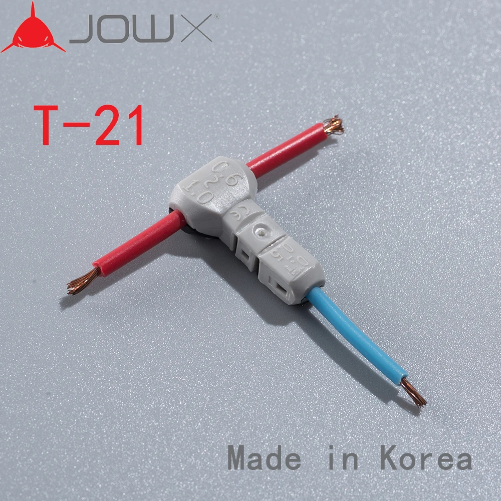 T 21 100PCS T Type Connect Joint 18AWG 0.75mm Tapping Wire 23~20AWG 0.3 ...