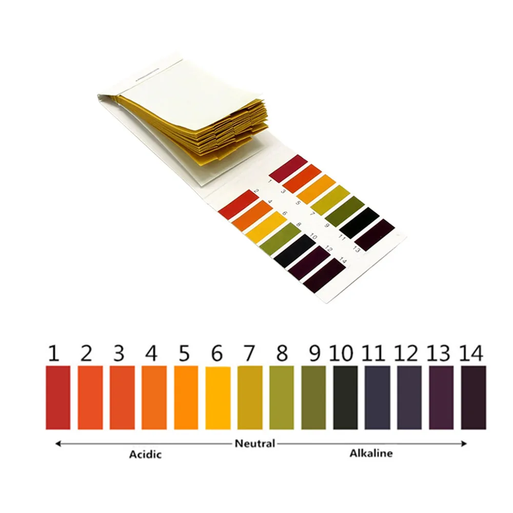 80 Strips PH Test Strip Aquarium Pond Water Testing PH Litmus Paper 80 Strips PH Test Strip Aquarium Pond Water Testing PH Litmus Paper