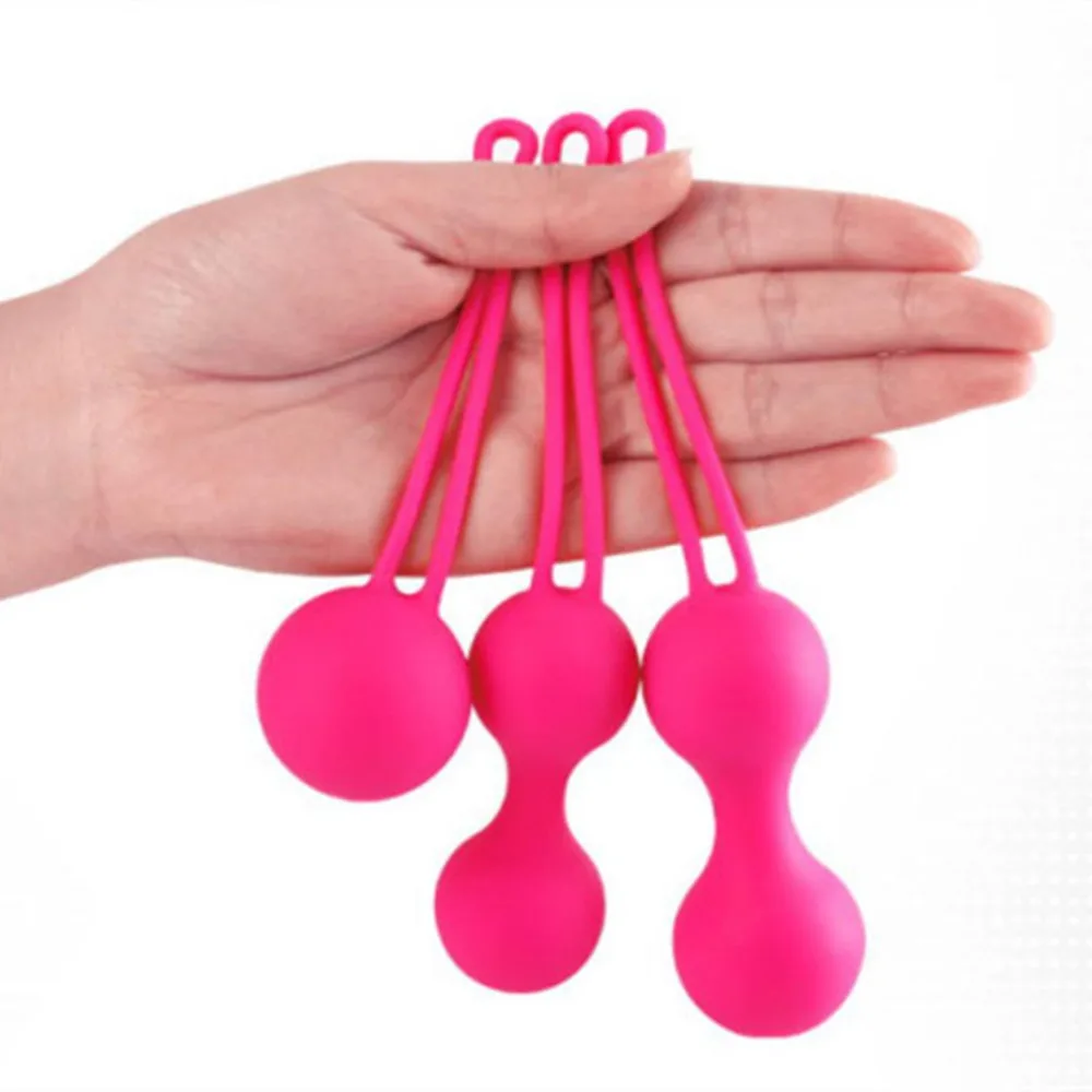 Buy 3pcs Silicone Smart Ball Kegel Ben Wa Ball Vaginal