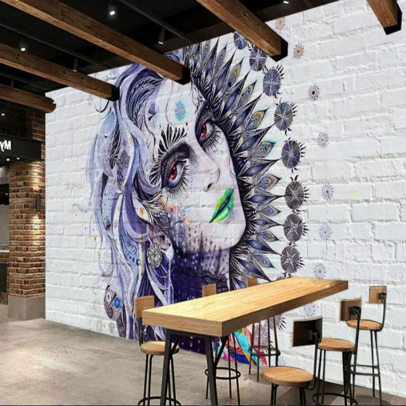 Beautiful white brick wall murals 3D Wallpapers for Walls 3d Wall Paper ...