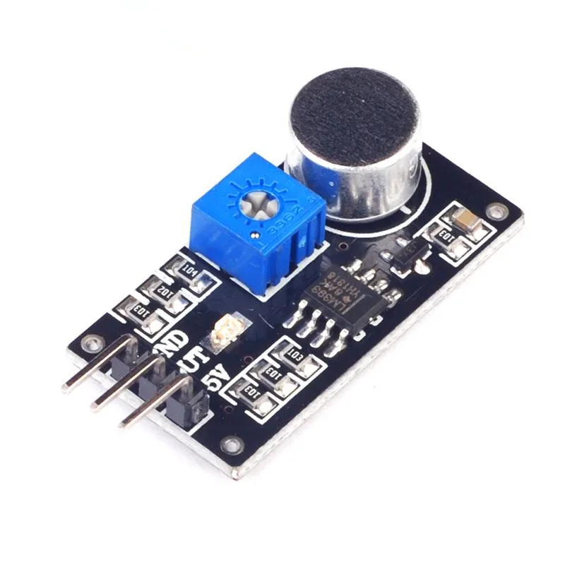 5pcs Lot Sound Sensor Module Sound Sensor Intelligent Vehicle For