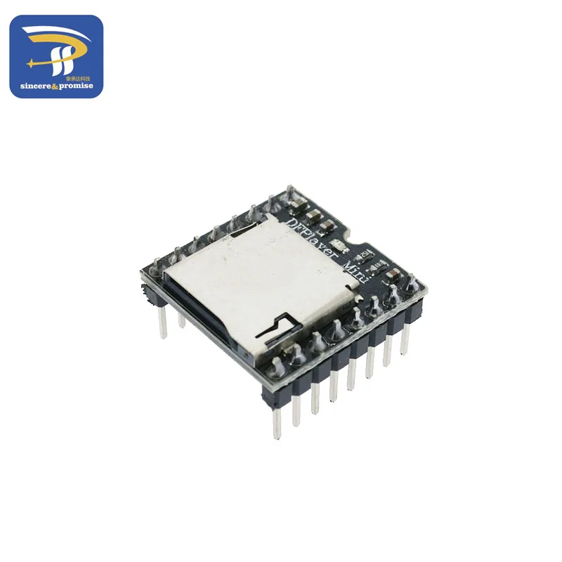 Mini Mp3 Player Module With Simplified Output Speaker Mp3 Tf 16p For Uno In Integrated Circuits