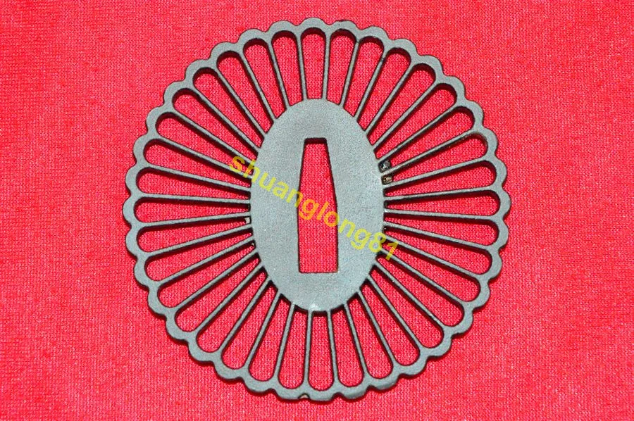 Beautiful Japanese Iron Steel Guard Tsuba For Samurai Knife Katana ...