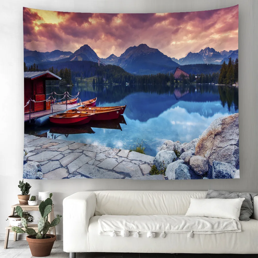 Seaway-Ocean-Printed-Mandala-Tapestry-Wall-Hanging-Wall-Decoration ...