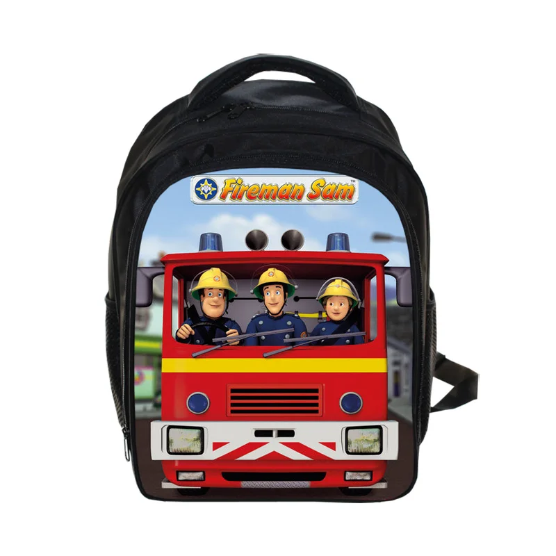 Cartoon Fireman Sam Backpack Thomas And Friends / Robocar Poli Backpack ...