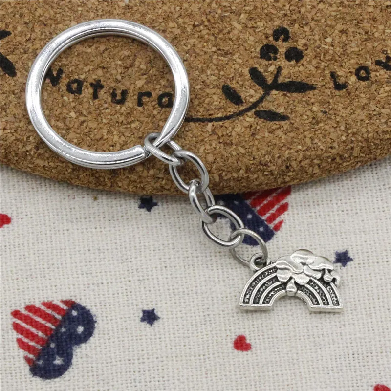 New Fashion rainbow flower 12*19mm Pendant KeyChain,DIY Jewelry ...