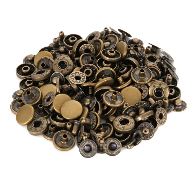 מוצר - 40 Sets Metal Snap 12.5MM Button Snaps Fasteners With 4 Pieces ...