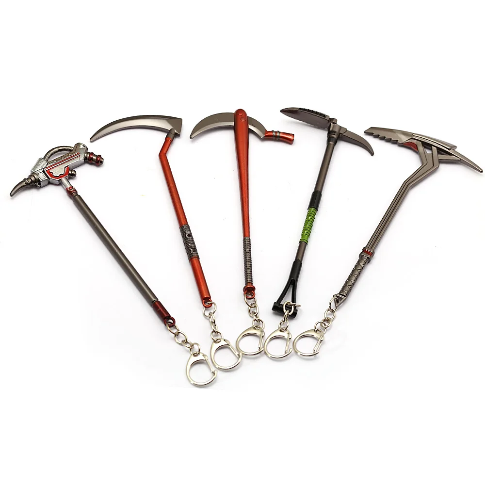 Battle axe Game Jewelry Keychain Axe Holder Metal Weapon Keyring For ...