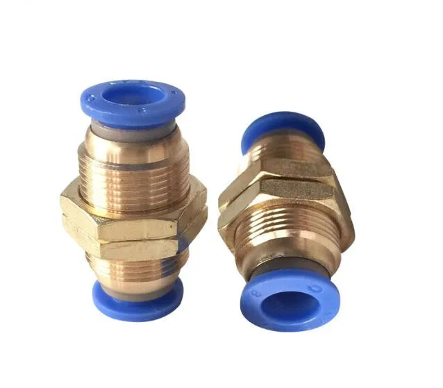 Pneumatic joint PM clapboard straight through fast quick joint ...