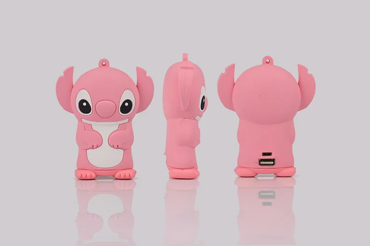 Cartoon Anime Lilo Stitch Mobile power supply 4000mAH Energy saving ...