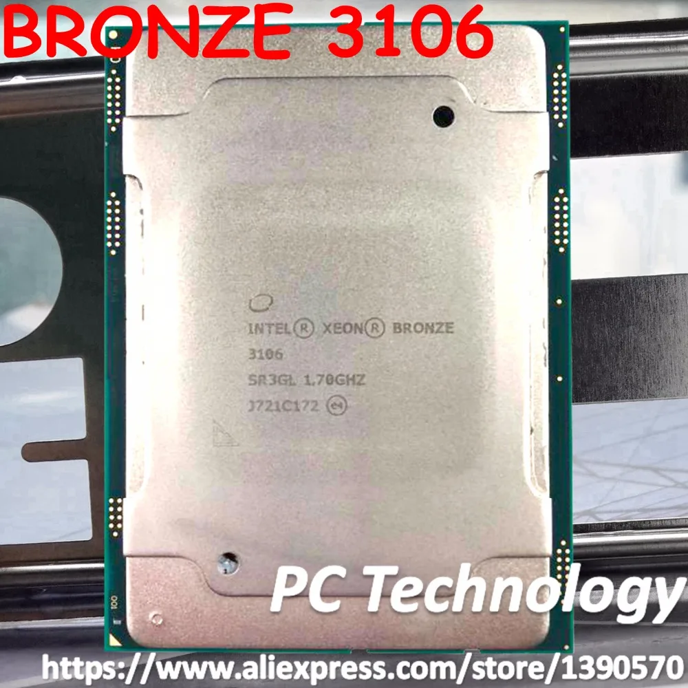 Original Intel Xeon Bronze 3106 Sr3gl Bronze3106 Processor 11m Cache 1 ...