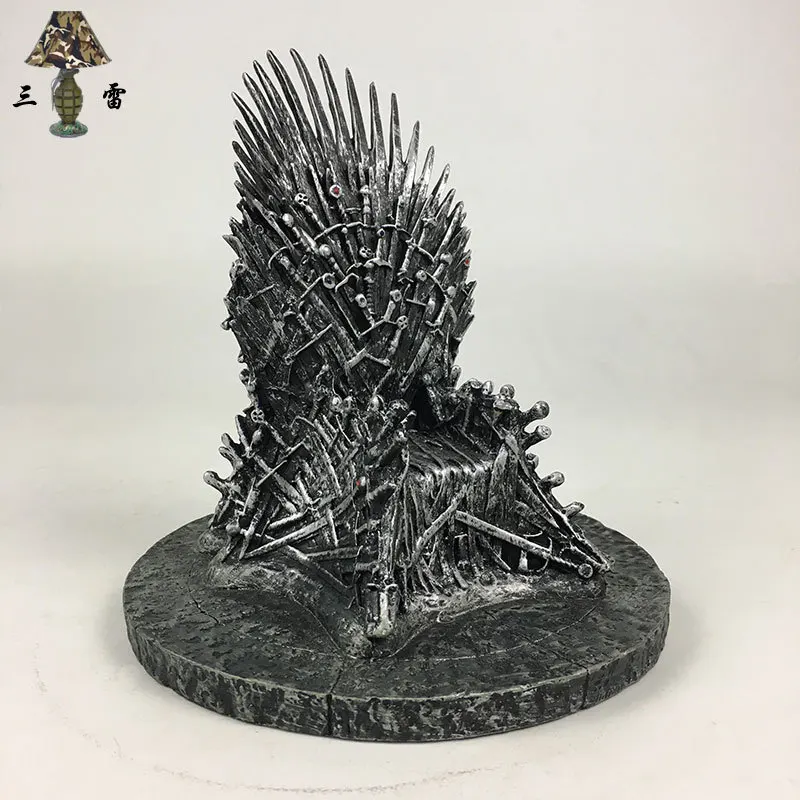 2018 rights game iron throne 1:6 iron throne film around the game anime ...